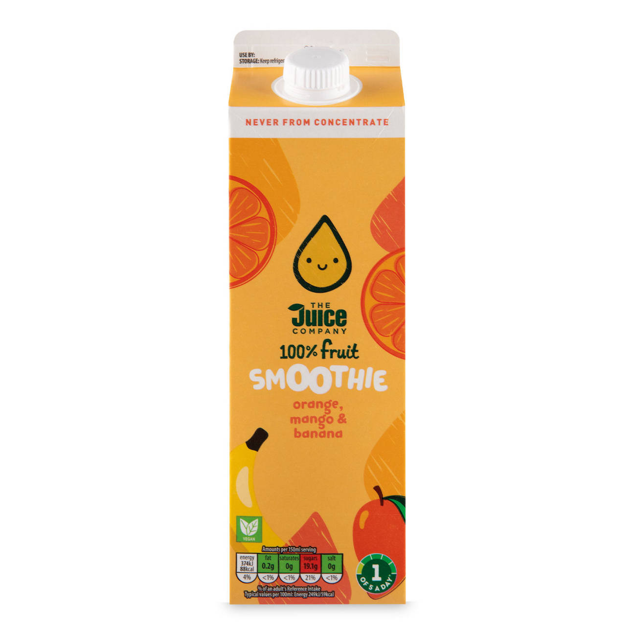 100% Fruit Orange, Mango & Banana Smoothie | ALDI IE